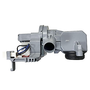 IEXCAUW OEM W10425238 Washer Water Pump Compatible with Whirlpool, Maytag, Amana Washing Machine, Replaces WPW10605427, WPW10425238, AP6023357, PS11756700(Fits Models: 7MW, NFW, WFW, CFW And More)