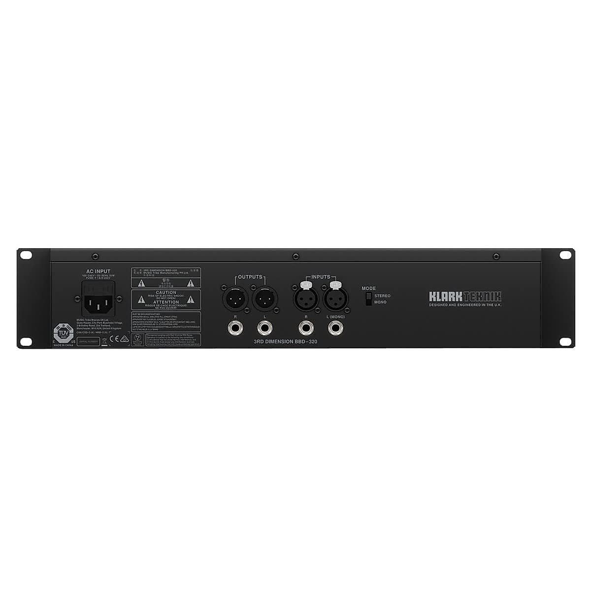 Klark Teknik 3RD DIMENSION BBD-320 Analog Multi-Dimensional Signal Processor with BBD Technology