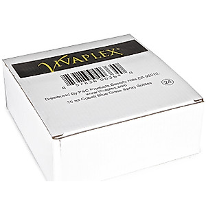 Vivaplex, 24, Cobalt Blue, 15 ml (1/2 oz) Glass Bottles, with Black Fine Mist Sprayer's