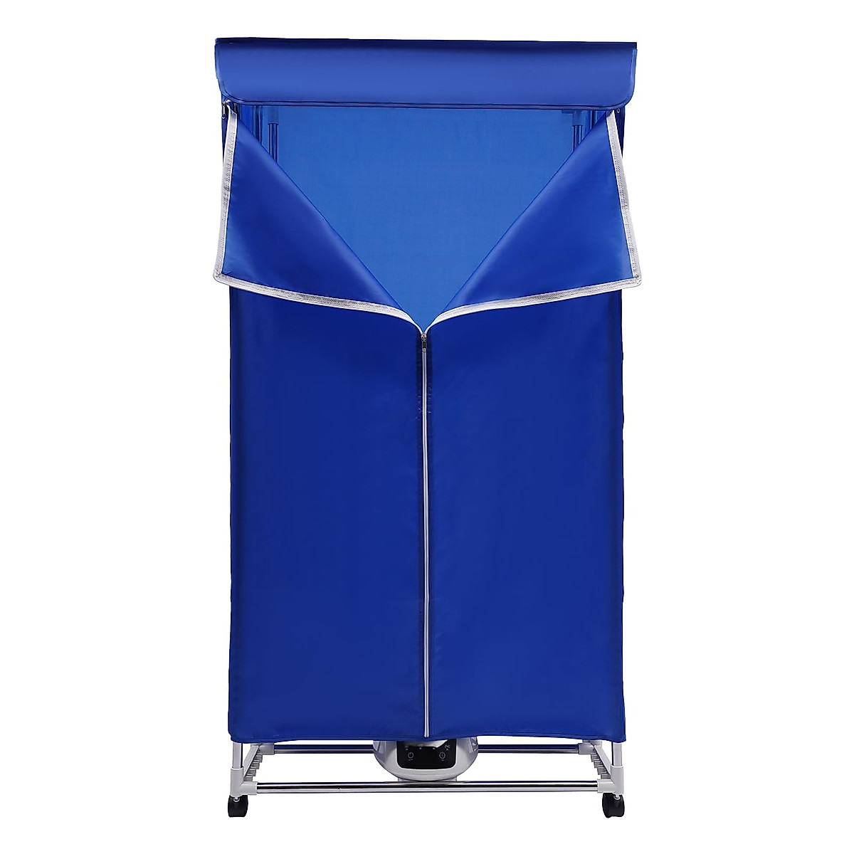 Foldable Clothes Dryer Portable Travel Mini 1200-1500W Dryer Machine, Touch Screen Dryer for Apartments, 5-layer Heating, 60/120/180/240min Drying,30kg/66lbs Load Capacity