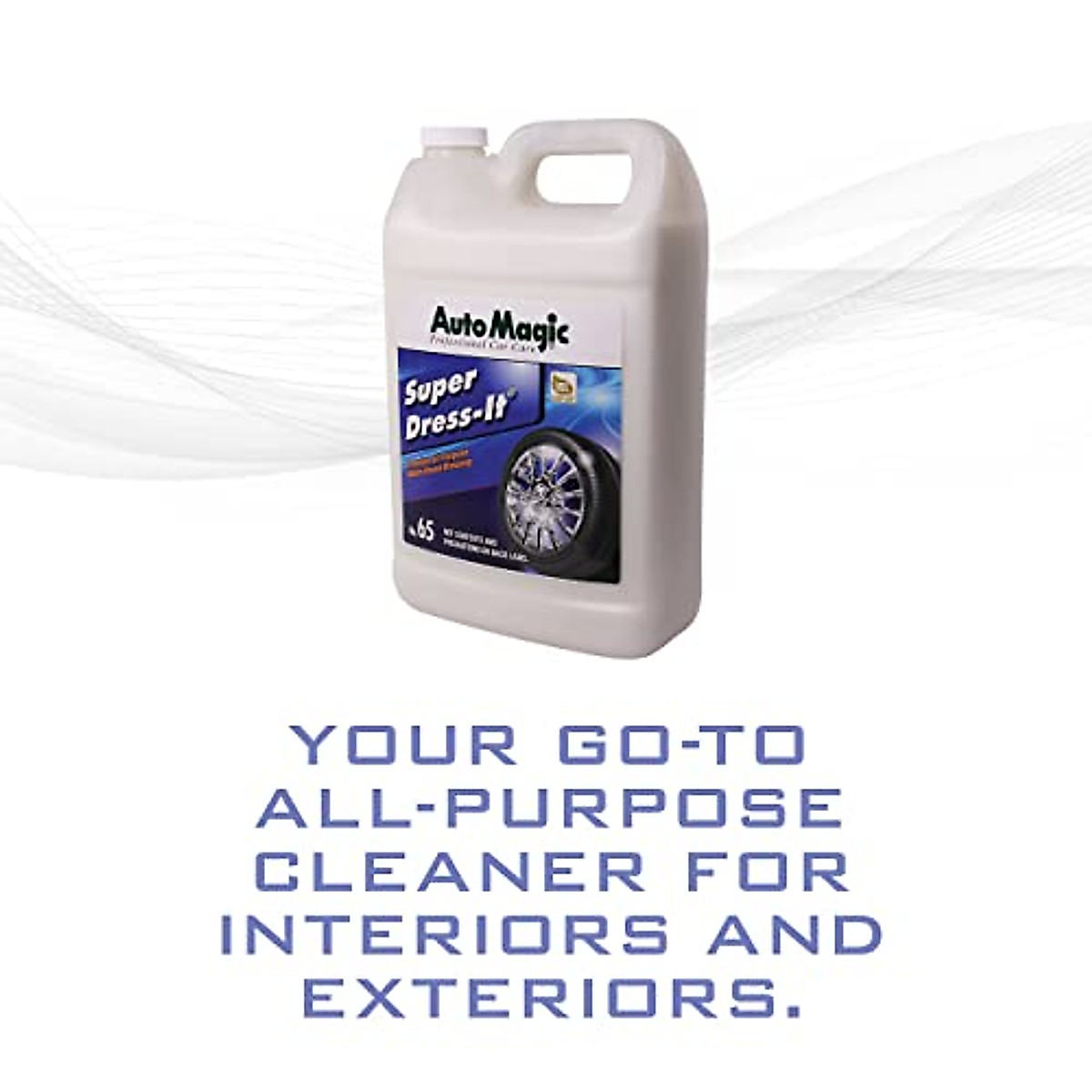 Auto Magic Super Dress-It - Water-Based Silicone Dressing for Air Vents, Tires, Hoses - 128 Fl Oz