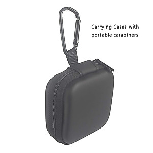 HOTNOW Portable Square Earphone Carrying Case Mini Pouch Storage for Smartphone Earphone Bluetooth Headset Small Storage Bags, 2-Pack