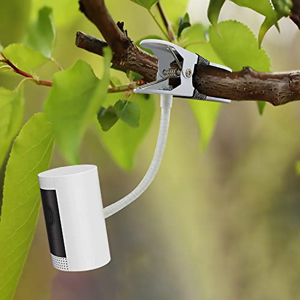 SZAOYU 2Pack Flexible Clamp Mount Compatible with Ring Mount Stick Up Cam & Indoor Cam, Flexible Gooseneck Mounting Bracket No Tools or Wall Damage Required