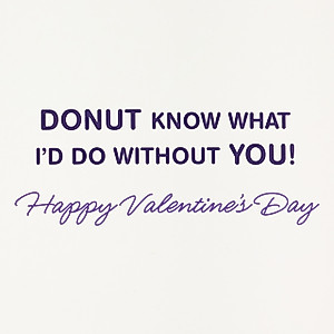 Hallmark Musical Valentines Day Card (Donut Neon Sign, Plays Oh Yeah)