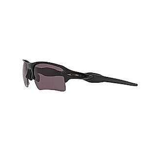 Oakley SI Men's OO9188 Flak 2.0 XL Rectangular Sunglasses, Matte Black/Prizm Grey, 59 mm