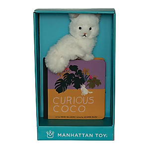 Manhattan Toy Mini Cat Stuffed Gift Set with Board Book and Stuffed Animal Cat