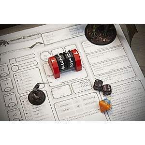 Life Counter / Wound Counter - Number dial - Two Dial Red - MTG, Warhammer 40k, D&D, or Other Tabletop Games - Phoenix Fire Gaming