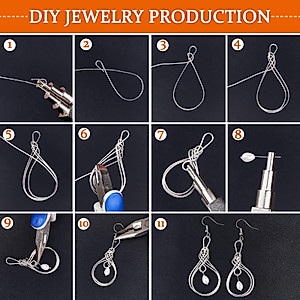 BENECREAT 18 Gauge Tarnish Resistant Copper Wire Silver Jewelry Beading Wire for Bracelet Necklace Jewelry Making, 33-Feet/11-Yard