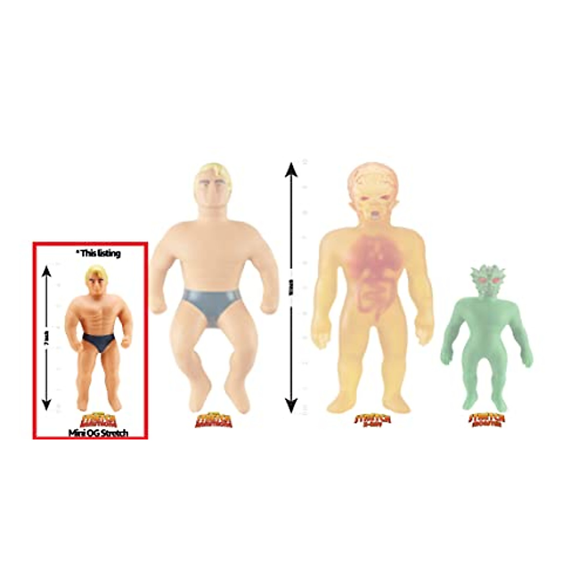 Stretchable Stretch Armstrong Action Figure - Toy & Collectible Item - 1 ct (Pack of 1)