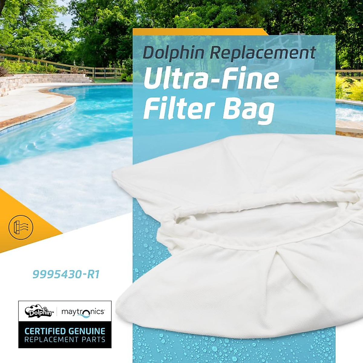 Dolphin Genuine Replacement Part — Commercial Filter Bag — 9995430-R1