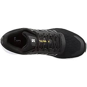 Salomon Spectur Running Shoes - Men's - Black/White/Blazing Orange, US 10.5 M