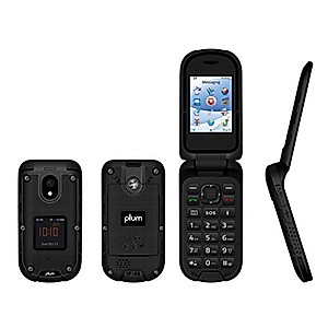 Plum Ram 8 - Rugged Flip Phone Unlocked Water Shock Proof - NOT for USE in The USA