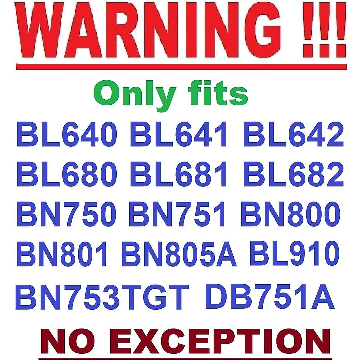 Ninja 64oz (8 Cup) Food Processor Bowl Locking Lid Blade Kit for BN801 BL910 BL680 BL681 BL682 BL640 BL641 BL642 Blender