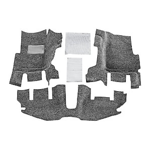 Bedrug Classic Bed Mat | 1997 - 2006 Jeep Wrangle TJ/LJ (w/cntr console, Heat Shields), Charcoal Grey | BRTJ97F