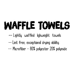 Studio 9Thirty3 Personalized Golden Retriever Feliz Naughty Dog Christmas Waffle Weave Kitchen Towel, 16"x24" (White Towel, No Name)