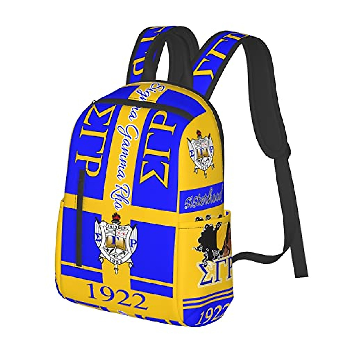 Sigma Gamma Rho Laptop Backpack, Lightweight Multifunctional College Laptop School Bag Sister Backpack Gift