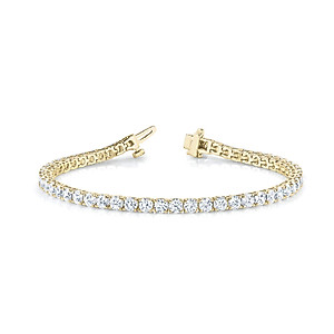 5 Carats 14K Diamond Tennis Bracelet Real Diamond Jewelry for Women