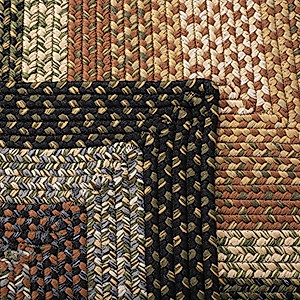 SAFAVIEH Braided Collection 4' x 6' Multi BRD308A Handmade Country Cottage Reversible Area Rug