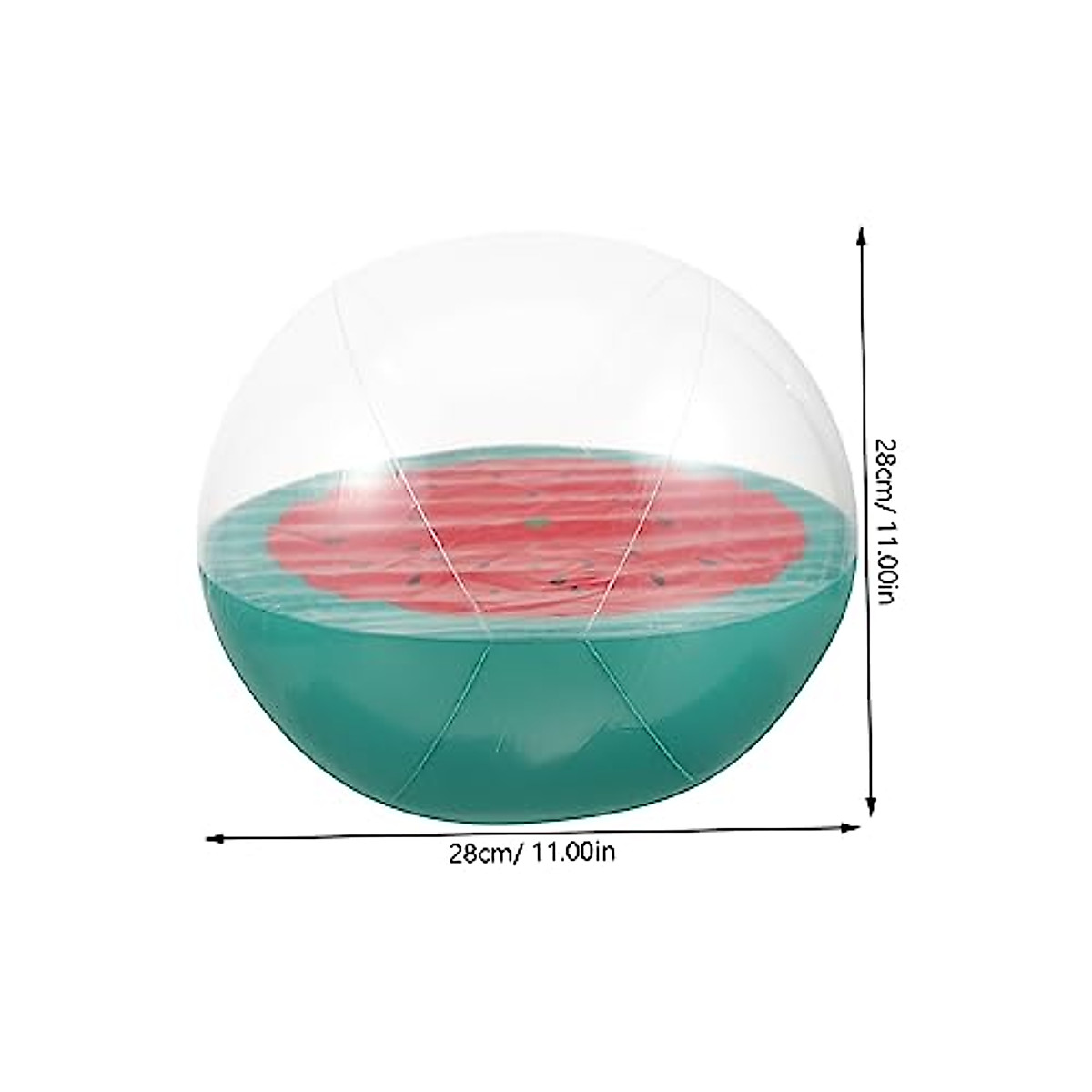 Alasum 1pc Watermelon Beach Ball Outside Toy Kids Swimming Pool Beach Balls for Kids Beach Pool Party Toy Summer Water Toy Watermelon Water Ball Inflatable Beach Ball Toy Inflatable Ball