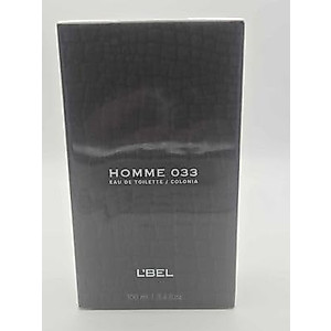 L'Bel HOMME 033 for Men Eau de Toilette Atomiseur by L'BEL PARIS 3.4 Oz (3.4 Oz)