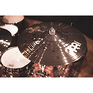 Meinl Cymbals Classics Custom Dark 17" Crash Cymbal for Drum Set — Made in Germany — B12 Bronze, 2-Year Warranty (CC17DAC)
