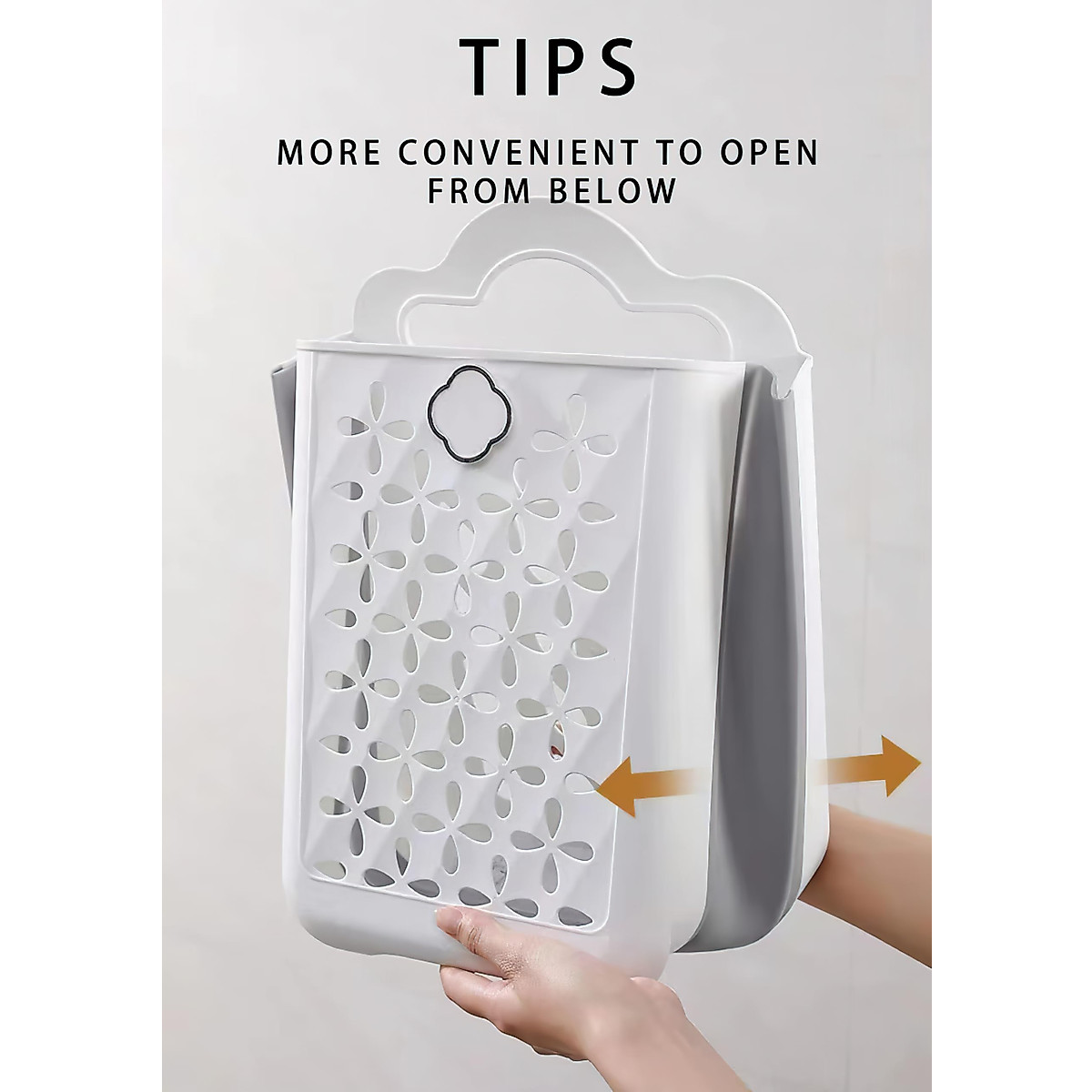 Collapsible Laundry Hamper 3 Packs Laundry Basket Portable Dirty Clothes Basket Space Saving Foldable Storage Multi-function Container