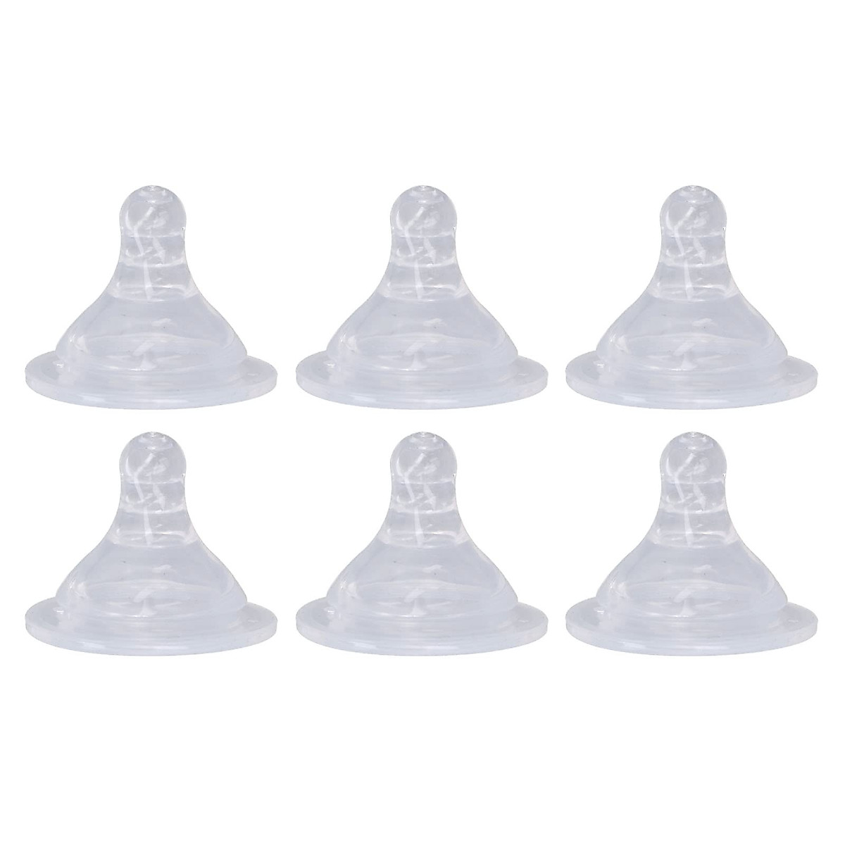 Food Nipples, Wide Mouth 10pcs Reduces Colic Babysafe Nipples to Replace