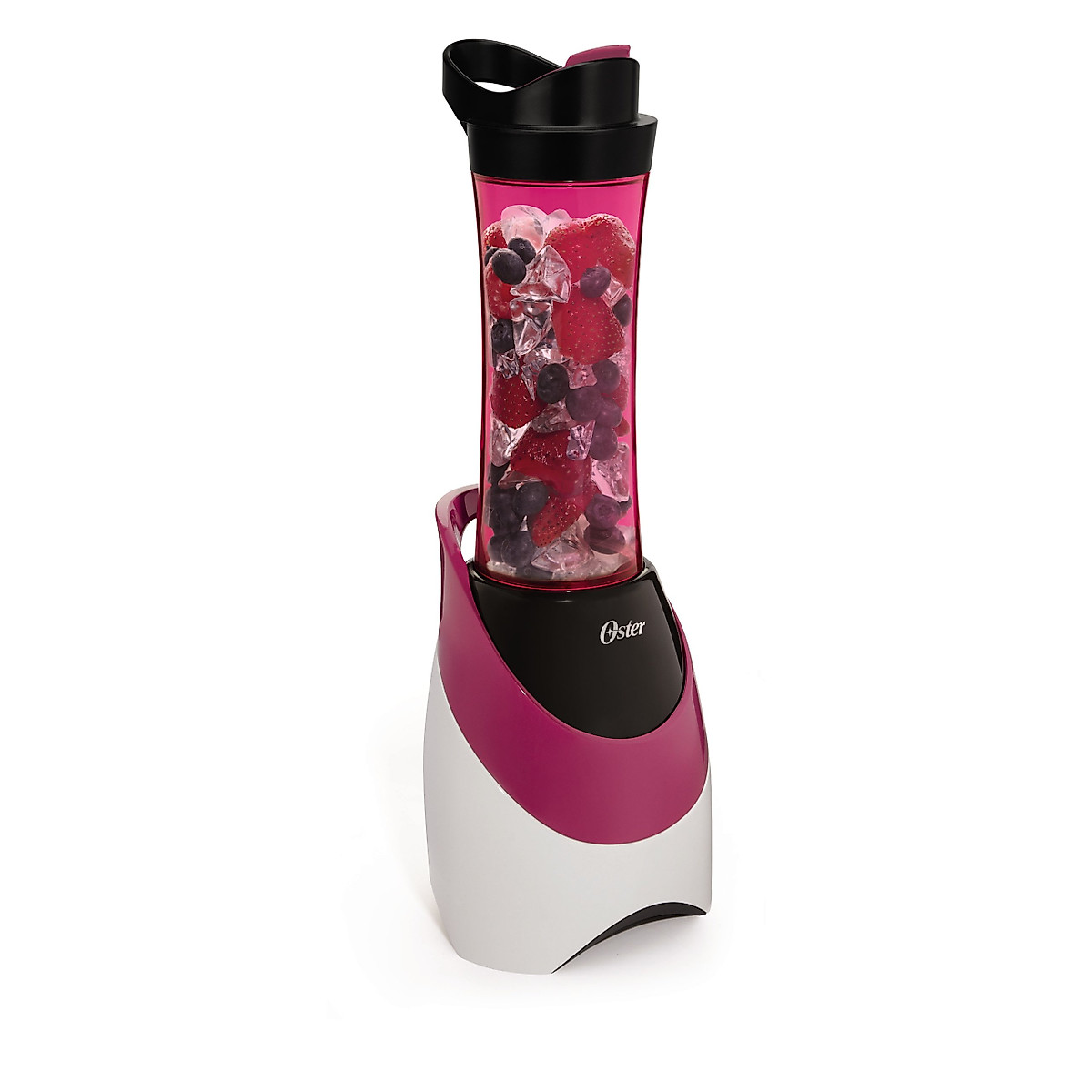 Oster BLSTPB-WPK My Blend 250-Watt Blender with Travel Sport Bottle, Pink