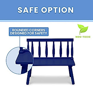 Delta Children Windsor Bench, Navy