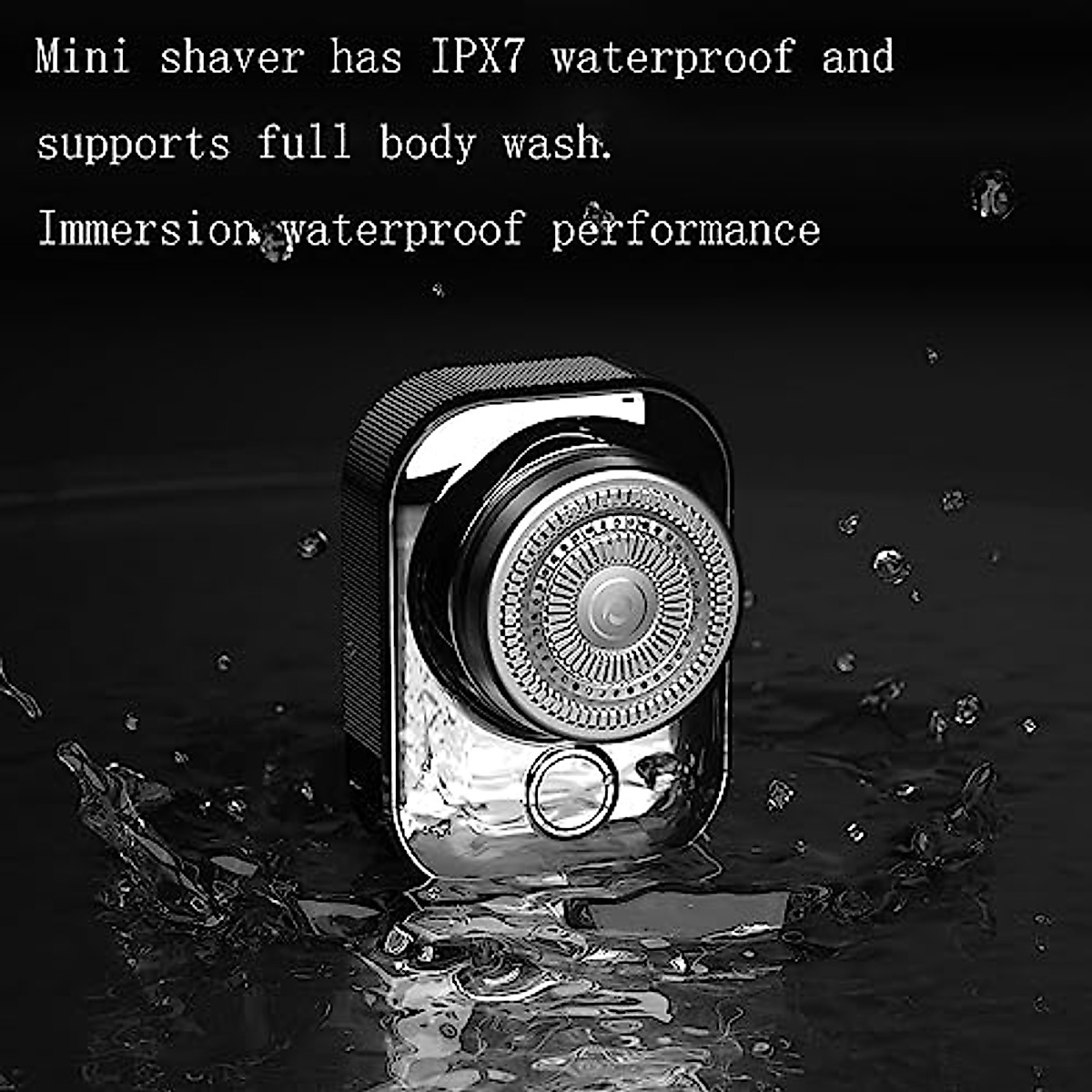 Men's Mini Electric Razor COSANO Portable Electric Shaver IPX7 Waterproof, USB Rechargeable, Cordless Electric Razor for Home,Car,Travel，Woman. (Blue)