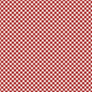 PBS Fabrics Buffalo Check Gingham, Red, Quilter's Cotton by The Yard