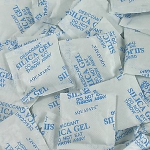 AQUAPAPA 3 Gram Pack of 200 Silica Gel Desiccant Packets Oderless Moisture Absorbing Drying Bags (Ship from USA)