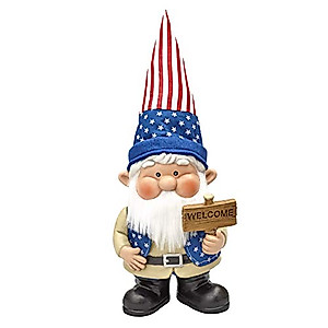 The Lakeside Collection Cute Garden Gnome with Interchangeable Seasons Outfits - 4 Clothing Sets