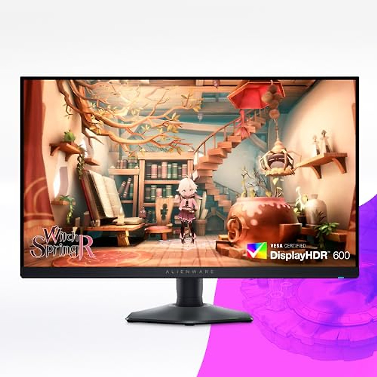 Alienware AW2724DM Gaming Monitor - 27" QHD 180Hz w Overclock, AMD FreeSync Premium Pro, NVIDIA G-SYNC, VESA Display - Black,Black/Silver