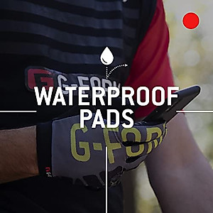 G-Form Sorata Trail Gloves, Grey/Acid Green, Adult XXL