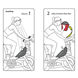 Velotowel - AeroWrap Classic - Compatible with Original Peloton Indoor Bike