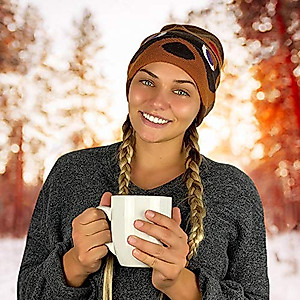 Controller Gear Authentic and Officially Licensed Animal Crossing: New Horizons - Celeste Floral Knit Beanie Foldover and Tom Nook Beanie [2 Pack] - Not Machine Specific