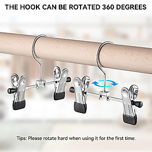 Boot Hangers for Closet Organizers with Clips, Closet Space Saving Storage of Boots Leggings Jeans Scarves Hats (5 Pack)