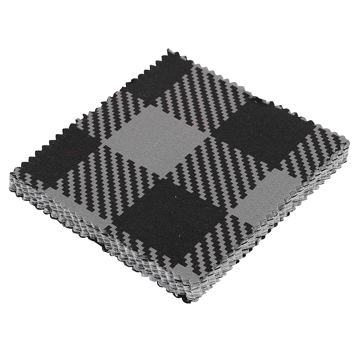 Soimoi Lumberjack Print Precut 5-inch Cotton Fabric Quilting Squares Charm Pack DIY Patchwork Sewing Craft