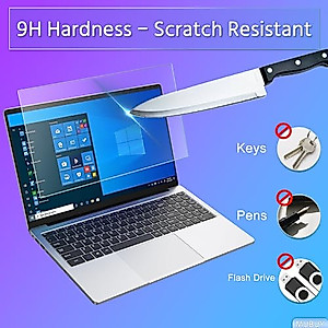 12.5 Screen Protector Tempered Glass for HP/Dell/Sony/Samsung/Lenovo/Acer/MSI/LG/Razer Blade 12.5 Inch Aspect Ratio 16:9 Laptop, 9H Hardness, Anti-fall, Fingerprint Resistant(10.9" x 6.1"/W x H)