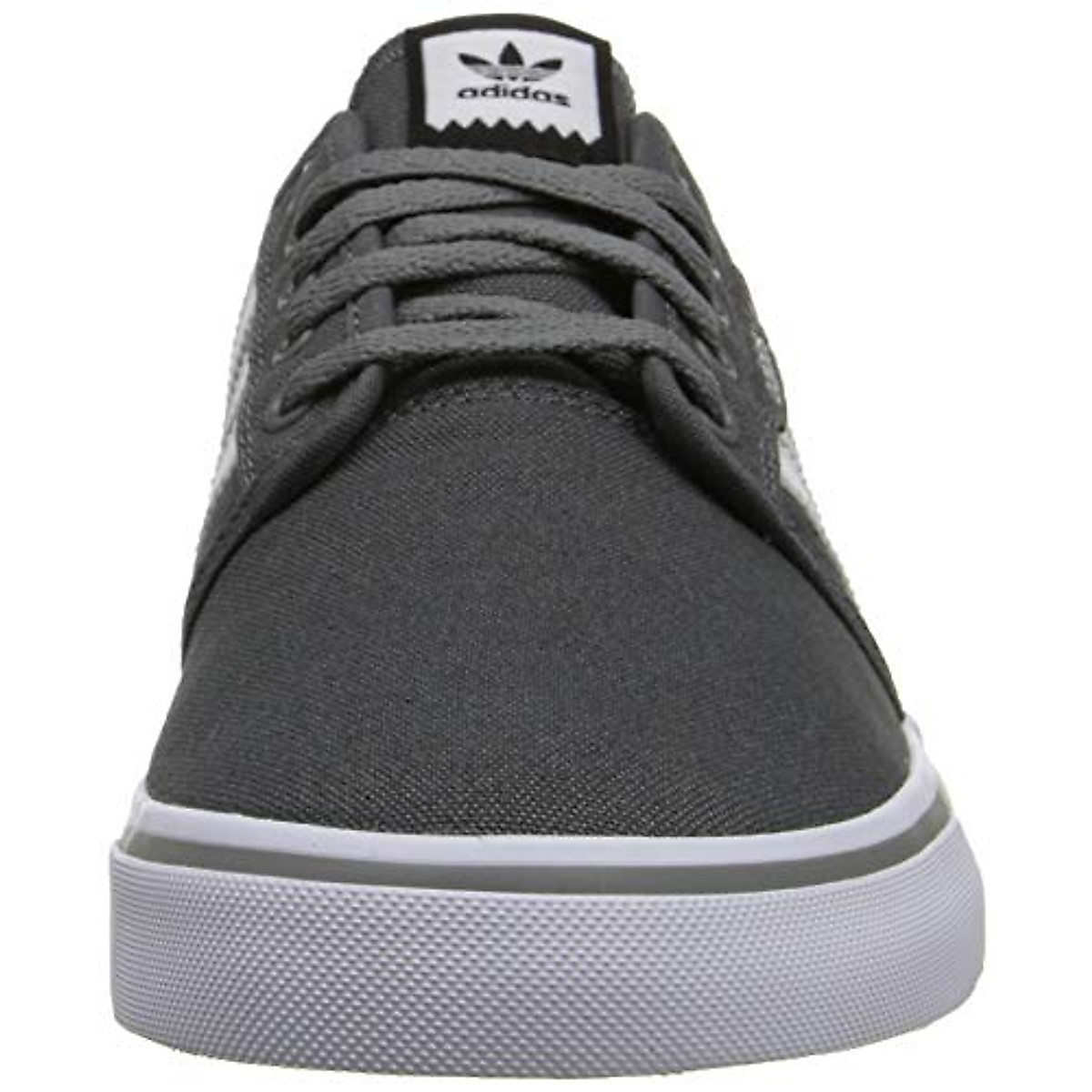 adidas Originals Men's Seeley Running Shoe, Ash Grey/White/Black, 8 M US