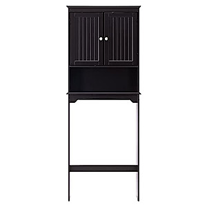 Spirich Home Over The Toilet Storage Cabinet, Bathroom Shelf Over Toilet, Bathroom Storage Cabinet Organizer, Espresso