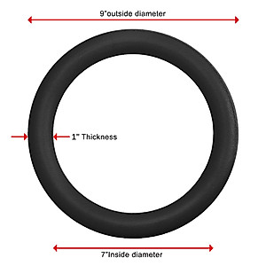 Reehut Gymnastic Rings W/Adjustable Straps, Metal Buckles & Manual - Home Gym (Set of 2) - Non-Slip - Great For Workout, Strength Training, Fitness, Pull Ups and Dips, Ebook included