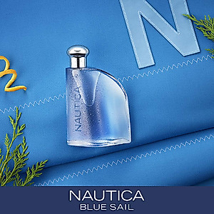 Nautica Voyage By Nautica For Men. Eau De Toilette Spray 3.4 Fl Oz and Nautica Blue Sail 1.6 Ounce Eau De Toilette Spray for Men