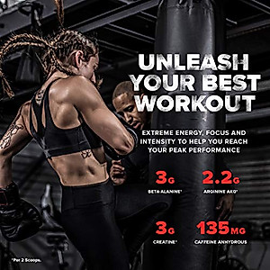Pre Workout | Six Star PreWorkout Explosion | Pre Workout Powder for Men & Women | PreWorkout Energy Powder Drink Mix | Sports Nutrition Pre-Workout Products | Fruit Punch (30 Servings)