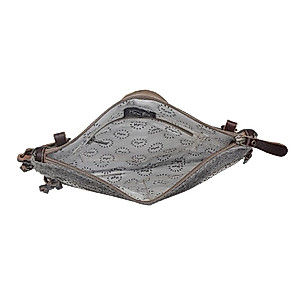 Myra Bag Swing High Small & Crossbody Bag Upcycled Cotton & Hair Leather S-2878