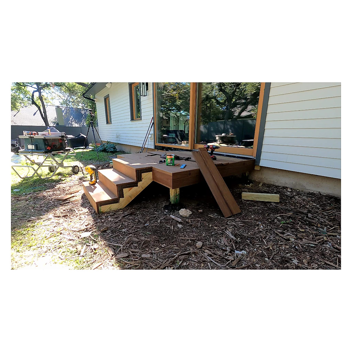 POLYGUARD Poly Wall - Rot Shield Joist Tape for Decking, 4" x 100'. Made in The USA. Self Adhering, Self Sealing Deck Joist Tape for Wood Decks