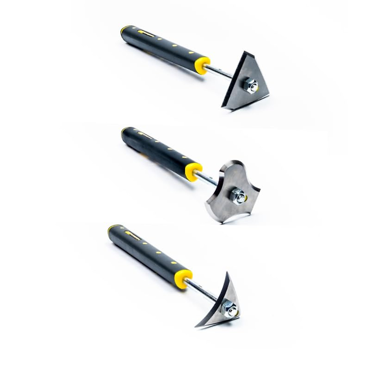 The Essential Scraper Trio, The Rolls-Royce of Paint Scrapers, Swedish Spring Steel Beveled Blades That Remove for Sharpening ​