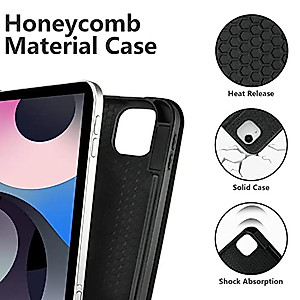 FUWANG iPad Pro 11 inch Case with Keyboard, iPad Air 5th/4th Generation Case with Keyboard, Detachable Keyboard with Pencil Holder Cover for iPad 11" (4th/3rd/2nd/1st Gen) Black 11 Keyboard