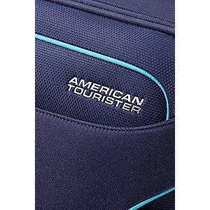 American Tourister Hand Luggage, Blue (Navy), Spinner M (67 cm-66 L)